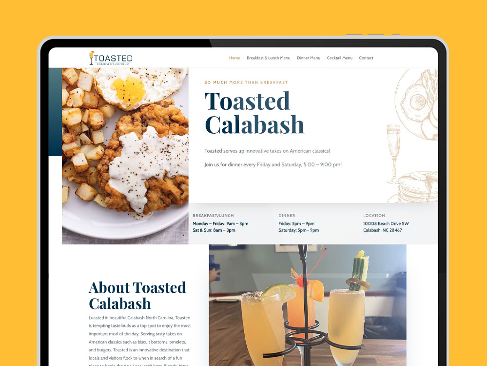 Client Spotlight: Toasted Calabash - The Visual Sense